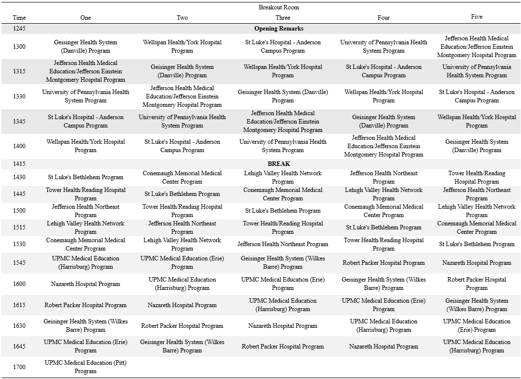 PACEP 2025 Virtual Residency Fair - Pennsylvania College of Emergency ...